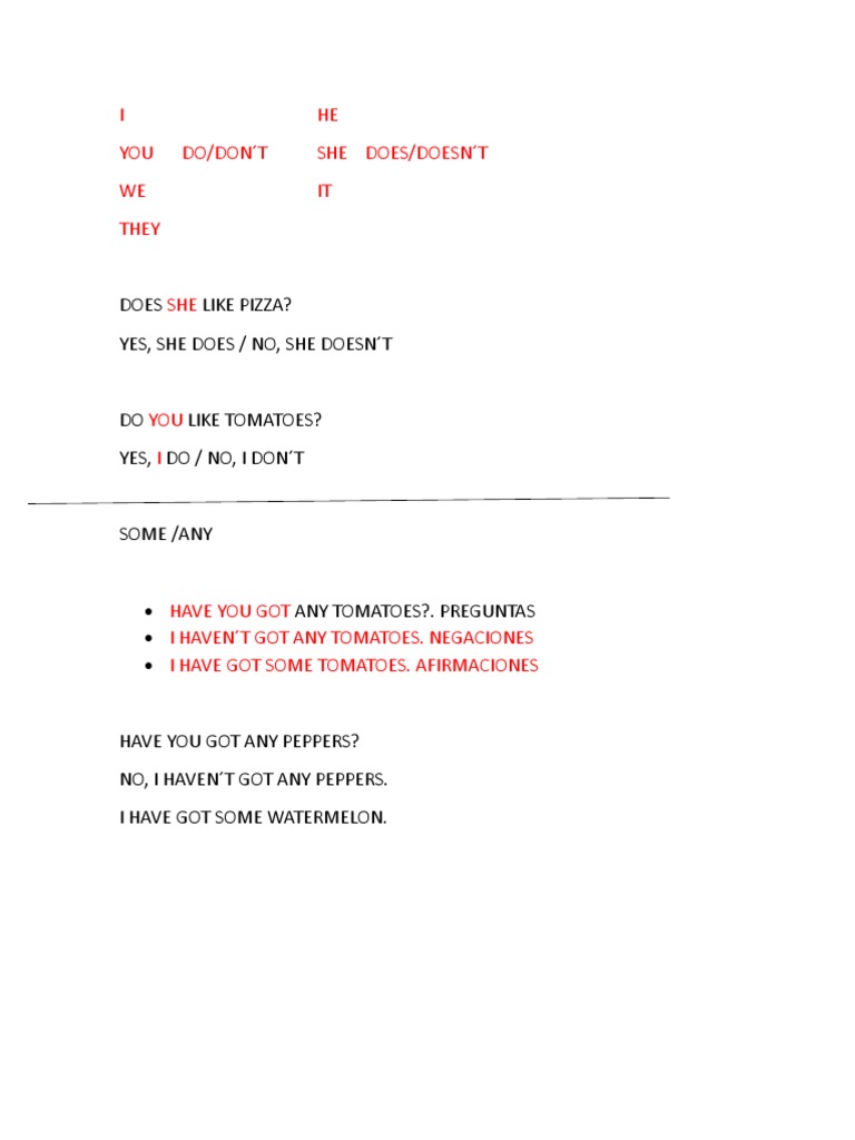 Present Simple, Have Got | PDF Present Simple, Have Got | PDF