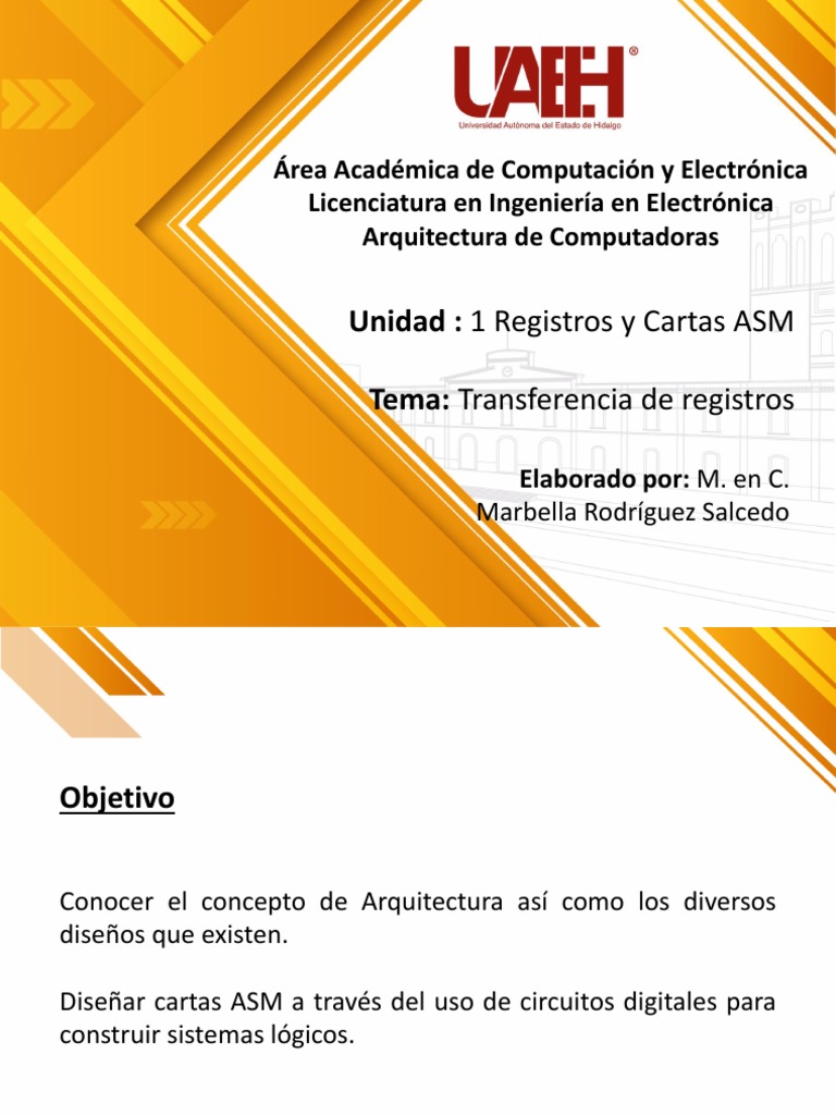 Diseño de Cartas ASM y Registros | PDF