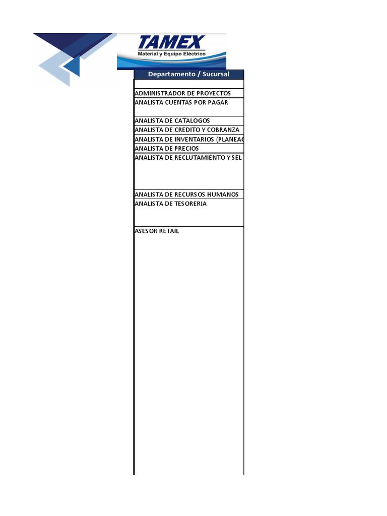 Directorio de Extensiones Tamex Junio 2022 | PDF