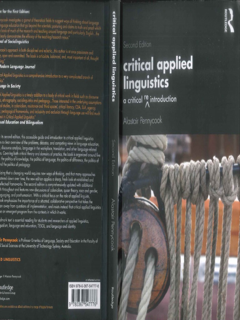 Critical Applied Linguistics - Chapters 5 and 7 | PDF