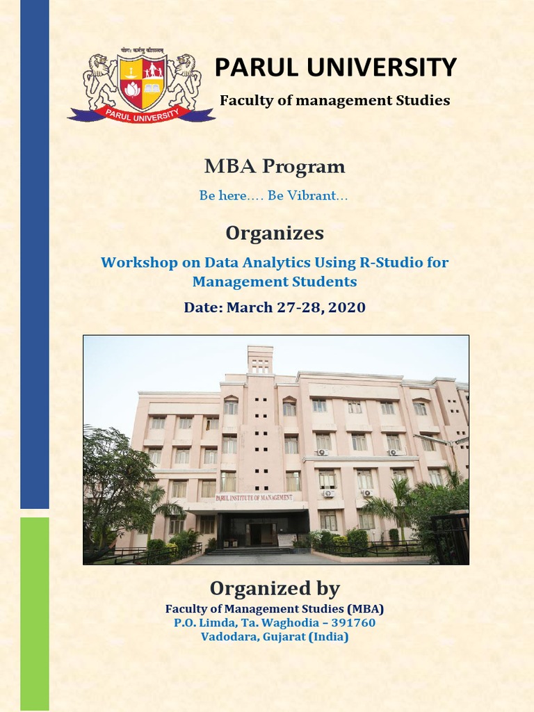 Parul Brochure | PDF | Methodology | Science