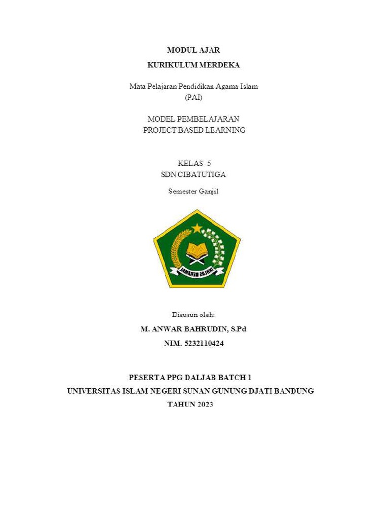 Modul Ajar (PPL 2) M. Anwar Bahrudin | PDF