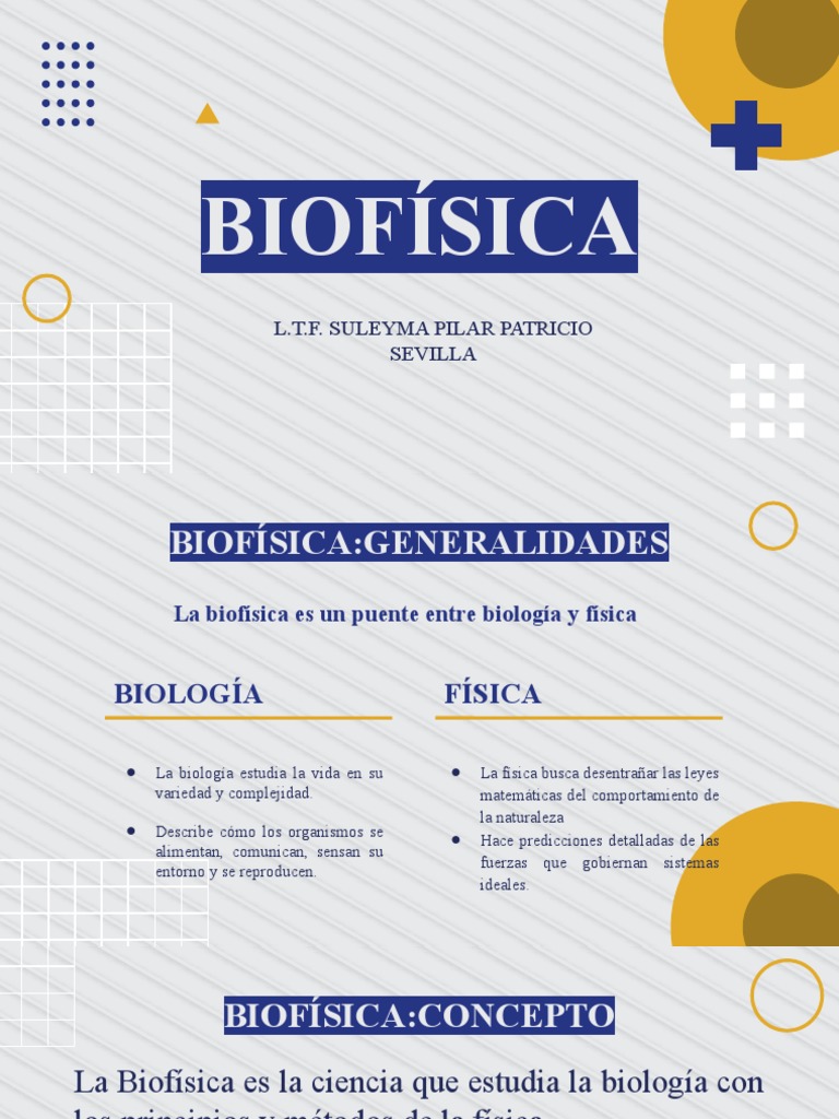 Biofisica-Conceptos Básicos | PDF