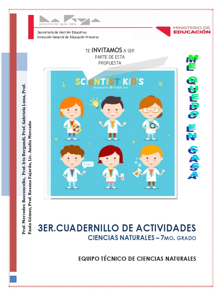 Actividades de Ciencias Naturales 7mo Grado | PDF