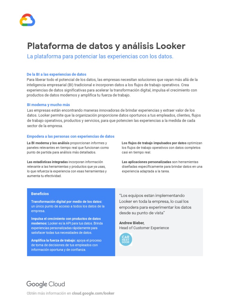 Business Solution Series Looker Es | PDF | Business | Informática Business Solution Series Looker Es | PDF | Business | Informática