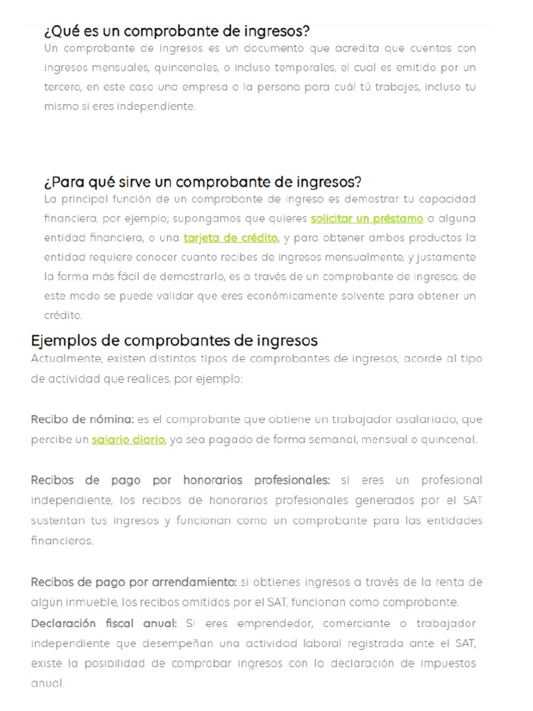 Concepto y Definición de Ingreso | PDF