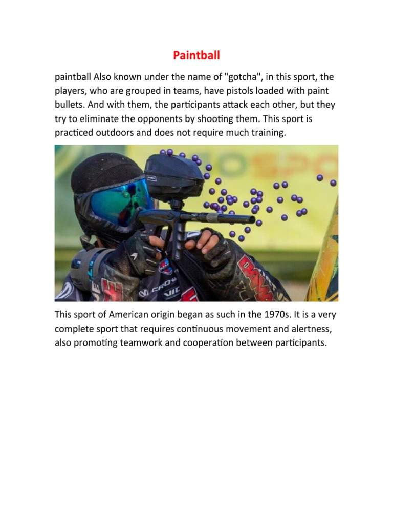 Paintball | PDF