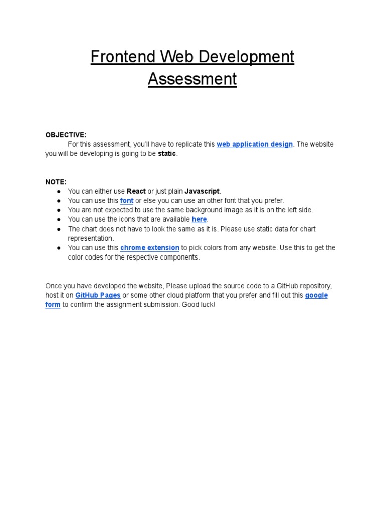 Frontend Web Development Assessment-10 | PDF