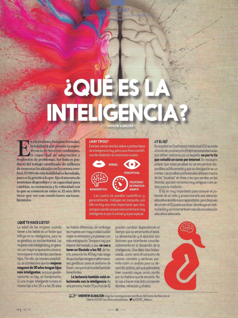 Que es la inteligencia | PDF