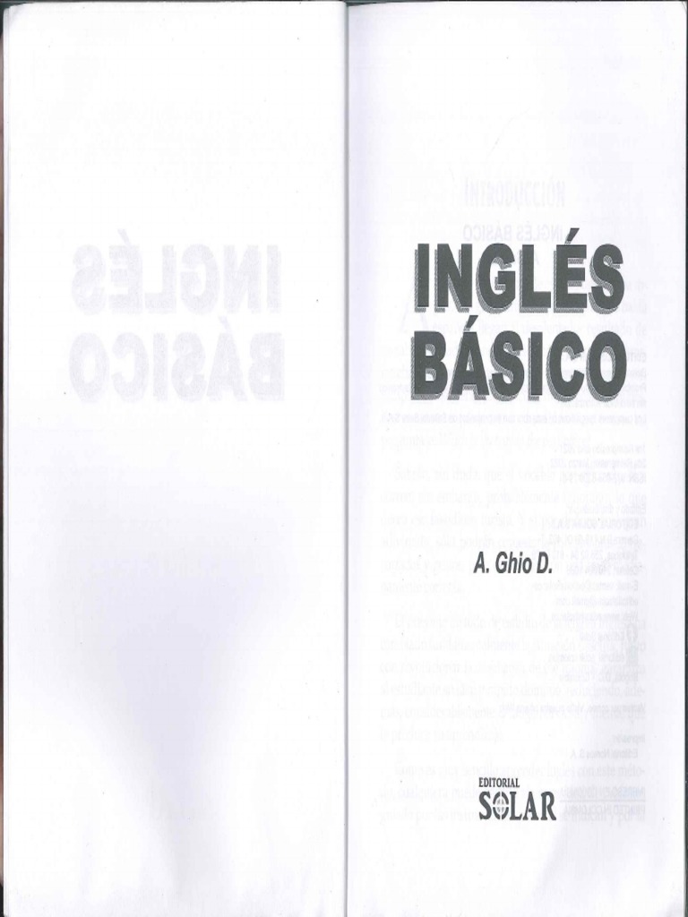 Ingles Basico | PDF