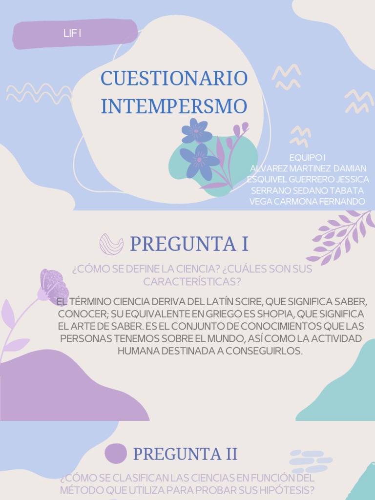 Presentación Interpe | PDF | Método científico | Science