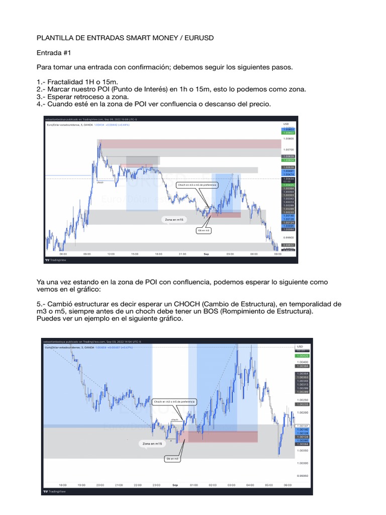 PLANTILLA DE ENTRADA EURUSD | PDF
