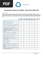 Pops Test Results | PDF | Standard Score | Mental Health