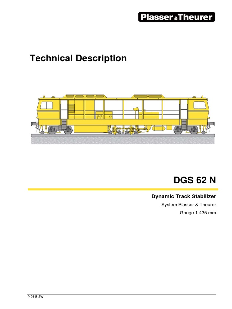 DGS 62 N Dynamic Track Stabilizer Overview | PDF