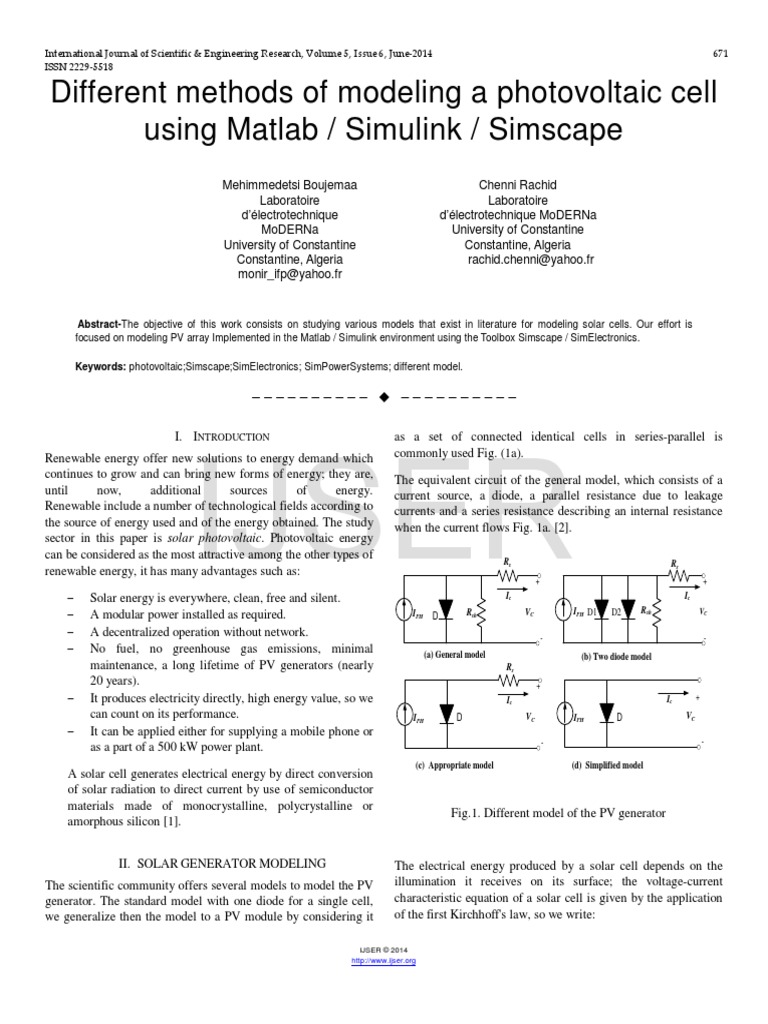 Lab Simulación Different-methods-of-modeling-a-photovoltaic-cell-using ... Lab Simulación Different-methods-of-modeling-a-photovoltaic-cell-using ...