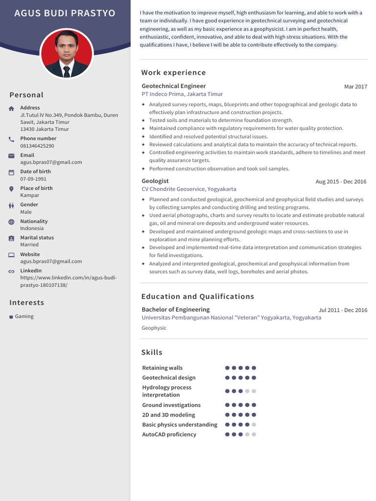 CV New 2021 | PDF | Geotechnical Engineering | Geology