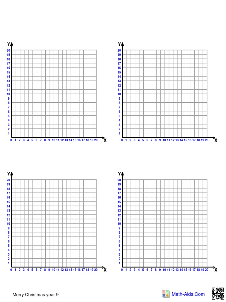 Graphing - Coordinate - Plane - Positive Quadrant 1 | PDF
