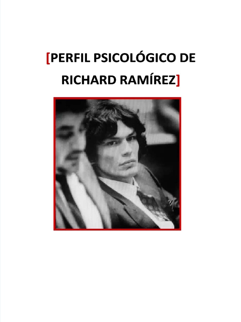 Pericia Psicologica de Richard Ramirez | PDF