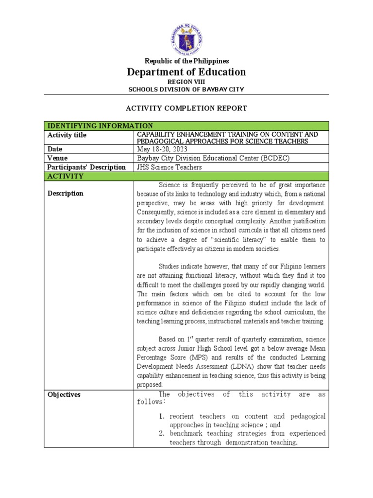 ACR Science Training | PDF | Career & Growth