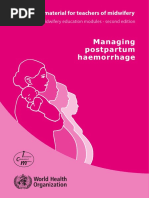 MEOWS Guideline for Maternity Care | PDF | Midwife | Obstetrics
