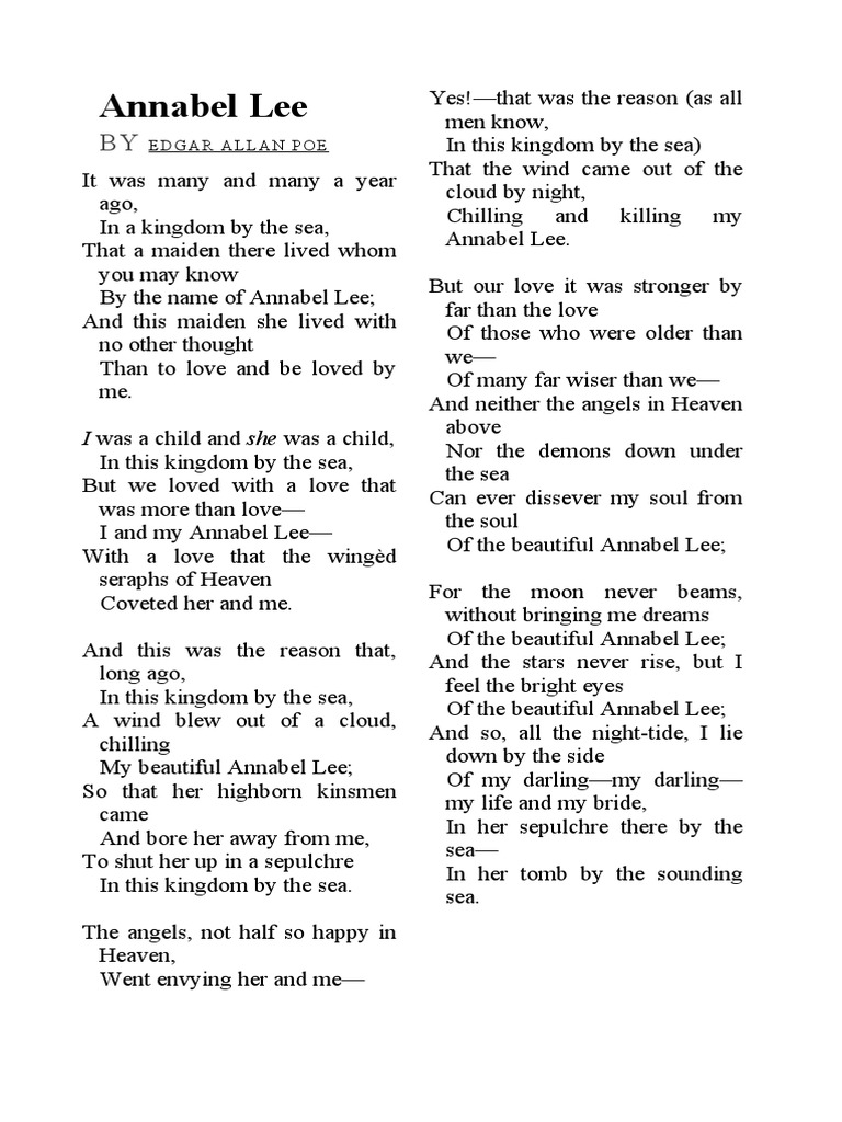Annabel Lee | PDF