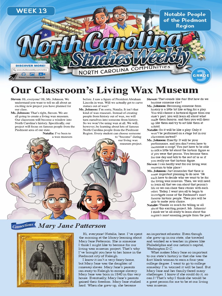Our Classroom's Living Wax Museum | Download Free PDF | Andrew Jackson ...