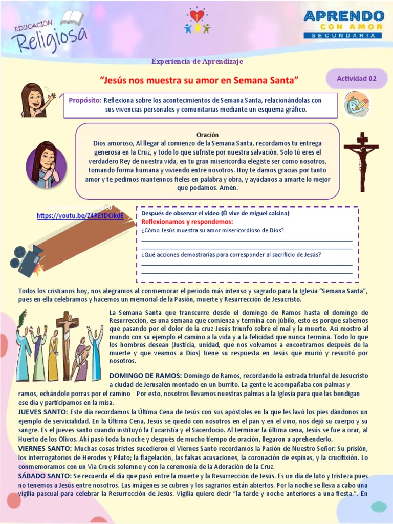 Acontecimientos Clave de la Semana Santa | PDF | Pascua de Resurrección ...