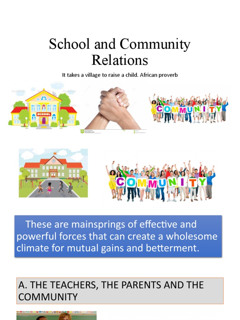 School and Community Relations | PDF