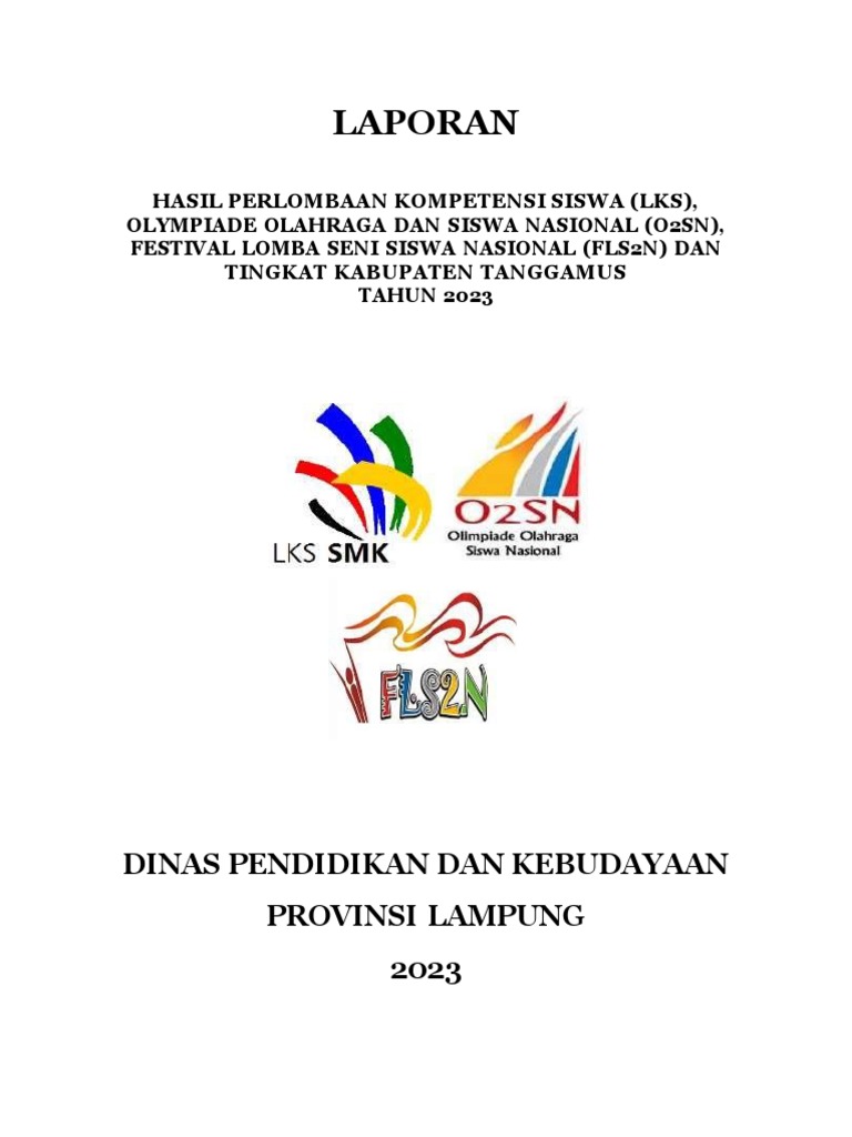 Hasil Lomba LKS, O2sn Dan FLS2N 2023 | PDF