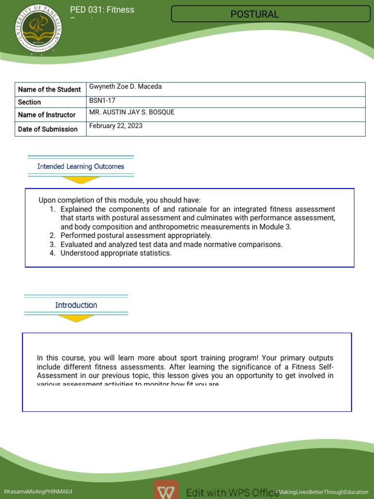 Module 2 PHYSICAL ASSESSMENT TEST | PDF