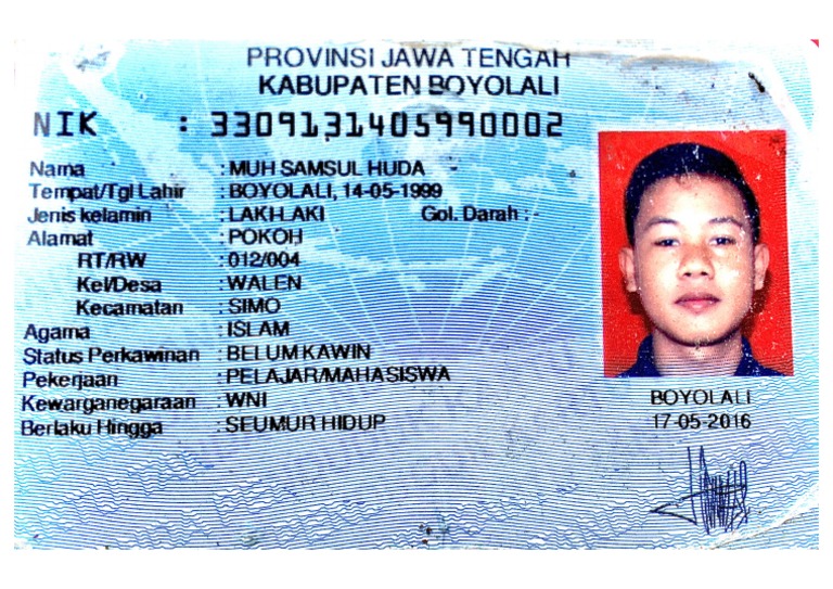 Ktp_muh Samsul Huda | PDF