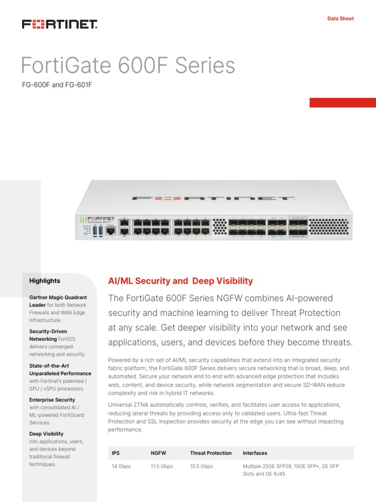 fortigate-600f-series | PDF