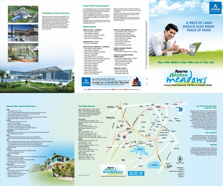 Aparna Western Meadows Phase IV Brochure | PDF
