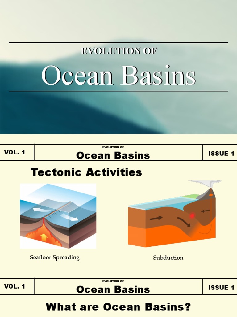 EARTH SCIENCE Evolution of Ocean Basins | PDF | Science & Mathematics