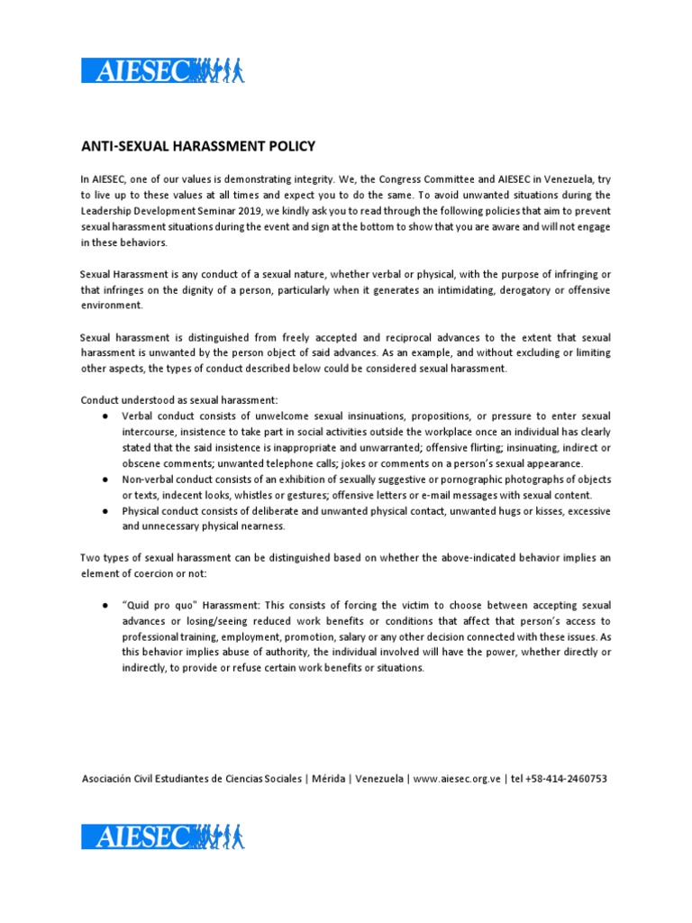 Comparto 'Merly Barrios Aragua LDS 2019 Anti Sexual Harassment (1 ...