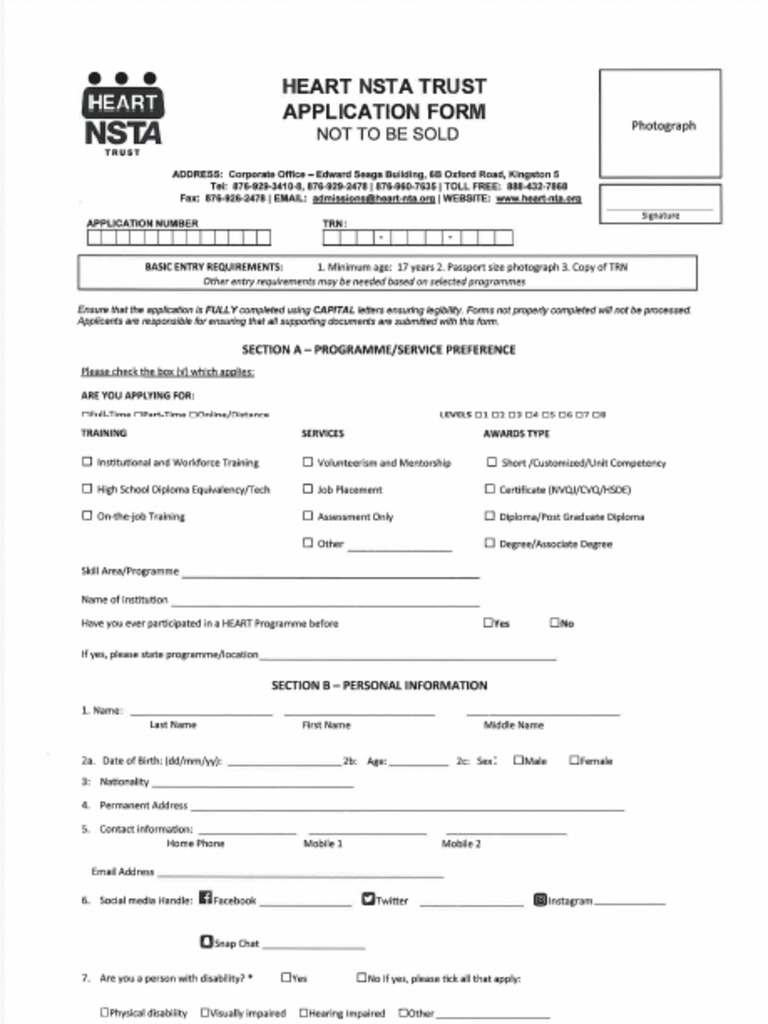 Lift Application Form | PDF