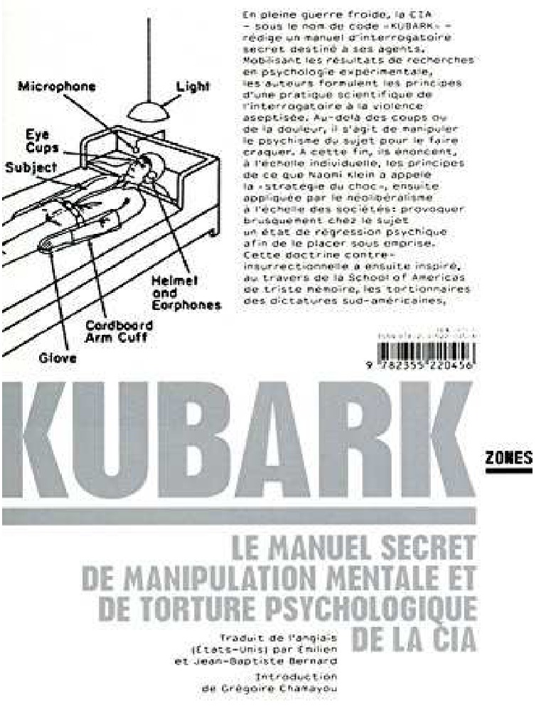 Kubark Le Manuel Secret de Manipulation | PDF