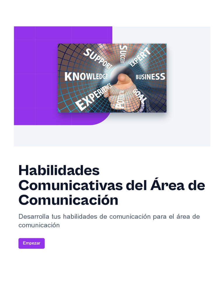 Habilidades Comunicativas Del Area de Comunicacion | PDF | Comunicación | Comunicación no verbal
