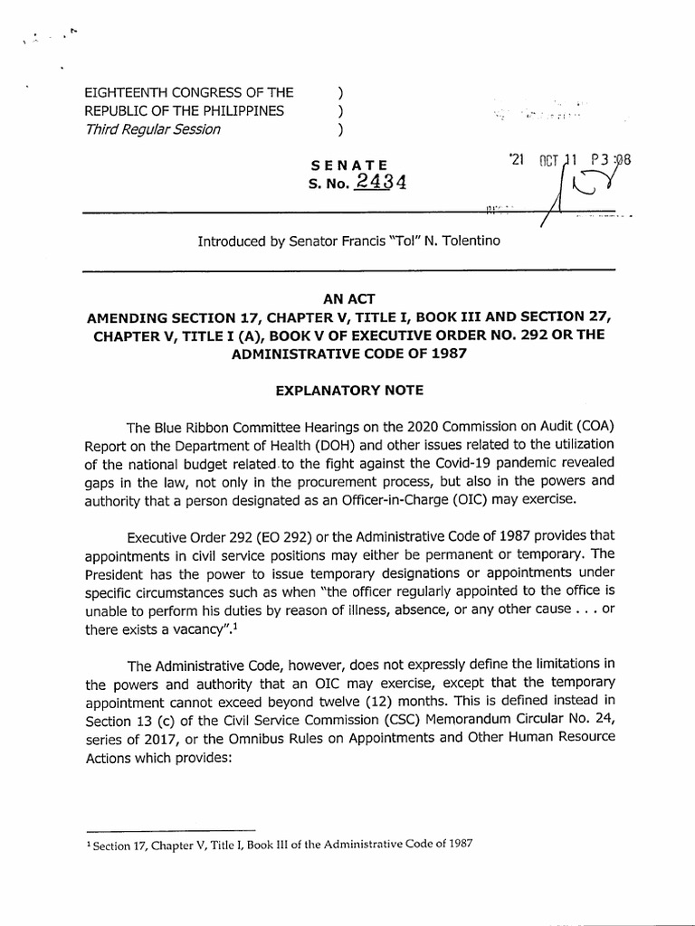 Designated As OIC | PDF