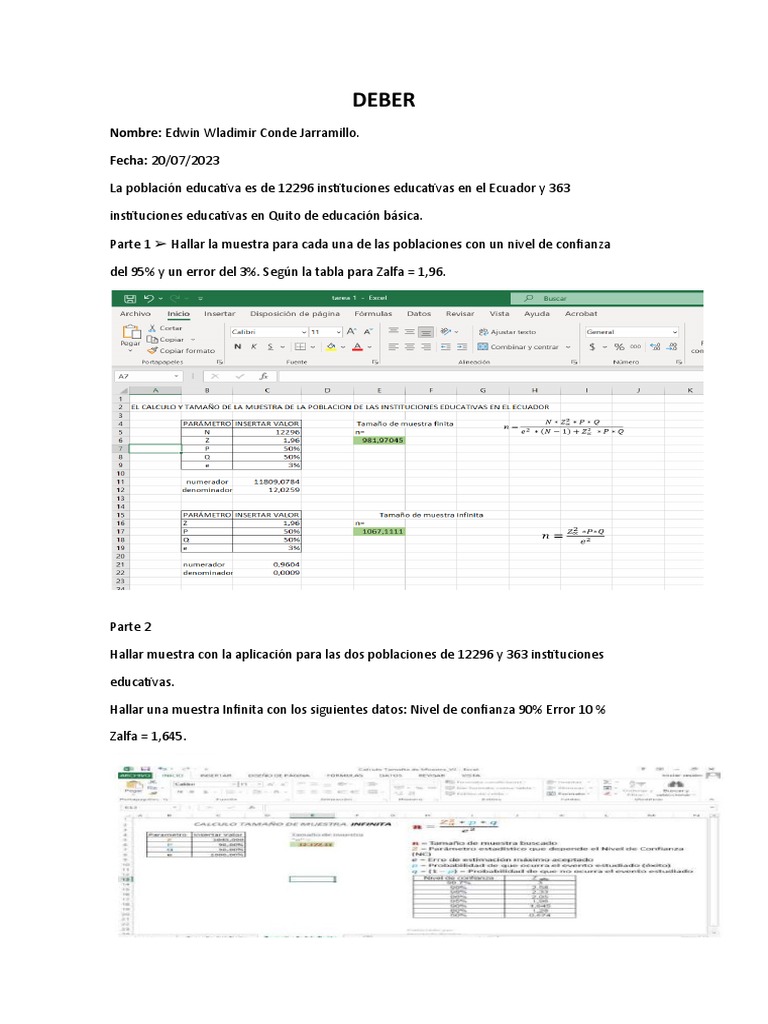 DEBER Investigación | PDF