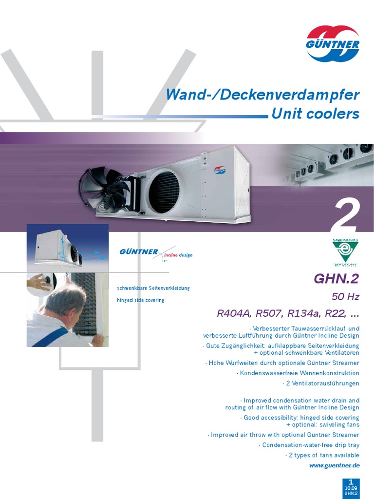 Guentner GHN Data Sheet de en | PDF