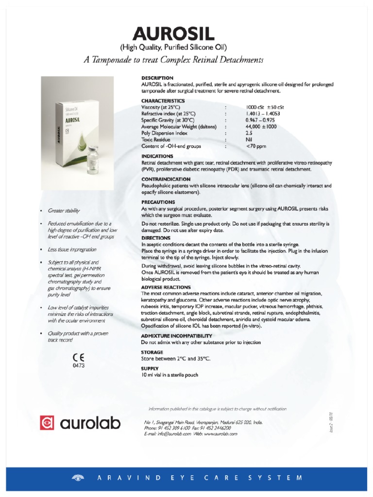 Aurosil plus ENG | PDF