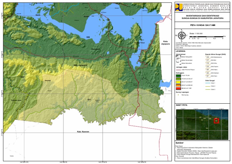 Peta Sungai DAS Tami | PDF