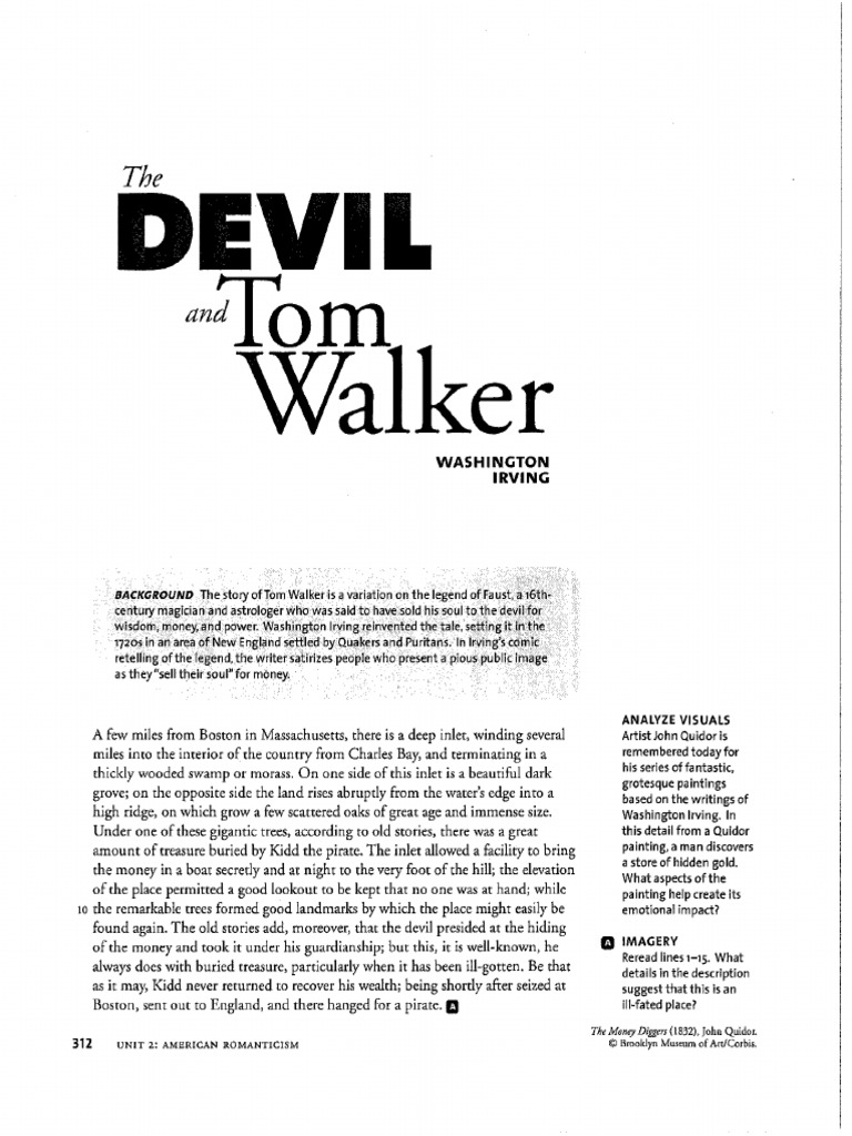 The Devil and Tom Walker Official | PDF