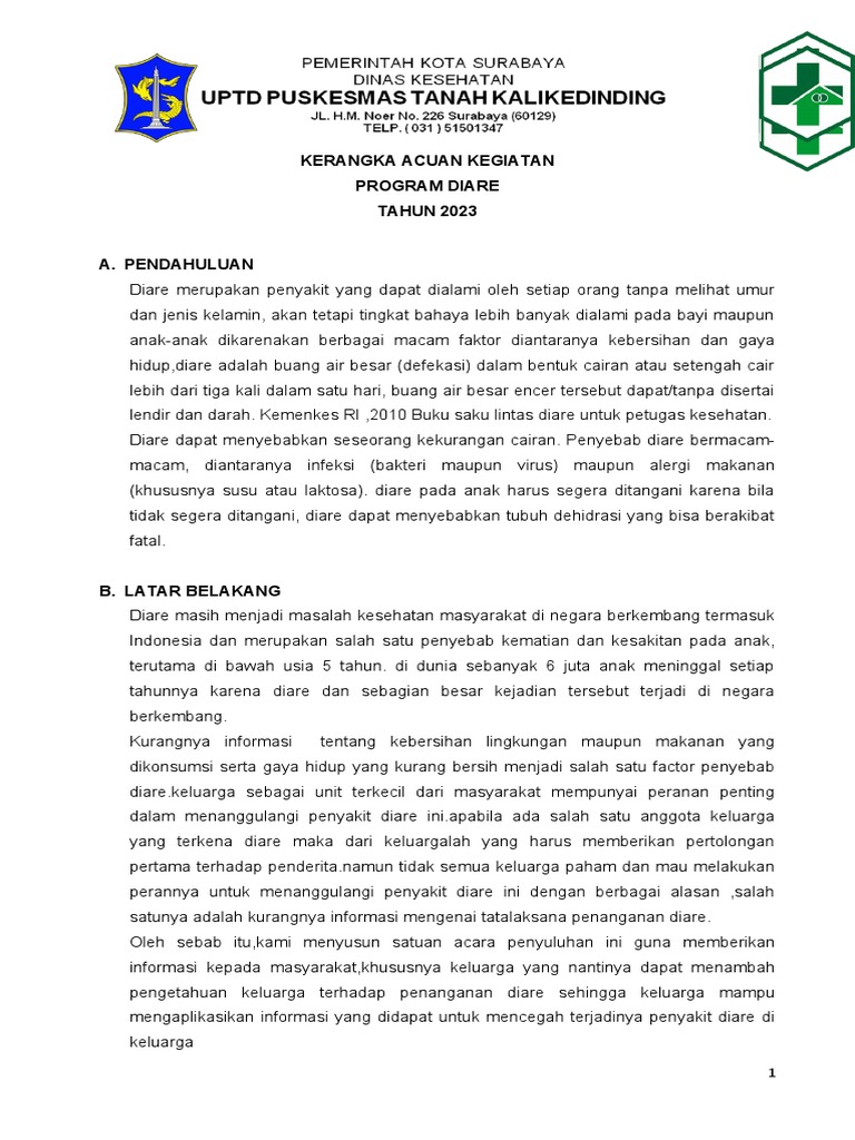 Kak Diare 2023 | PDF