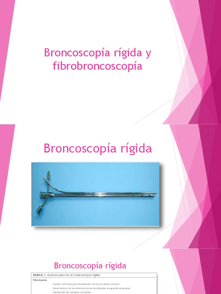 Broncoscopía: Rígida y Flexible | PDF