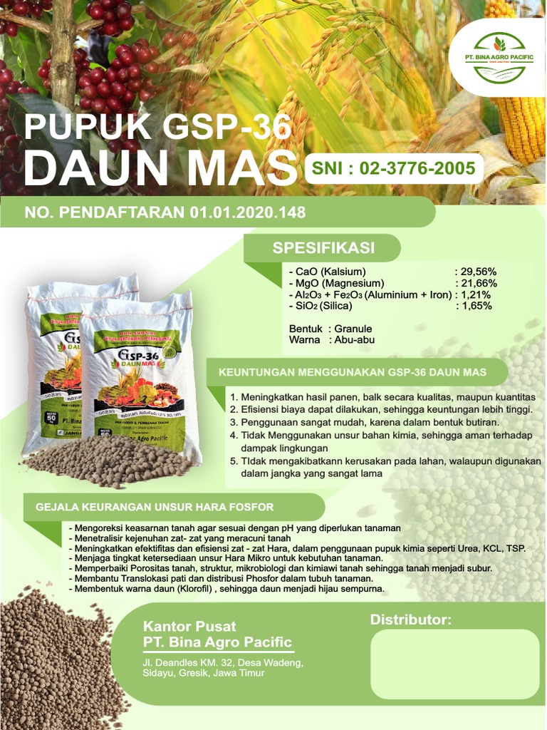 Brosur BAF GSP Daun Mas 1 | PDF