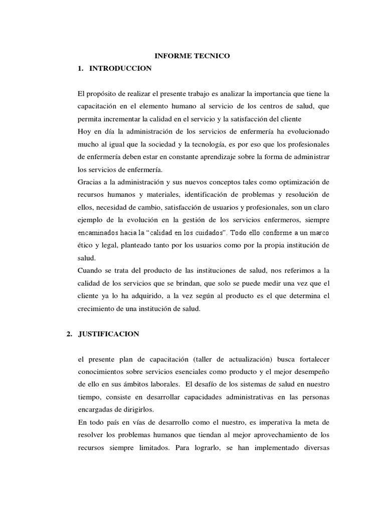 Formato Informe de Capacitacion 21 | PDF