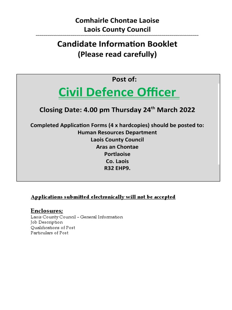Civil Defence Officer Qualifications | PDF | Pension | Economies