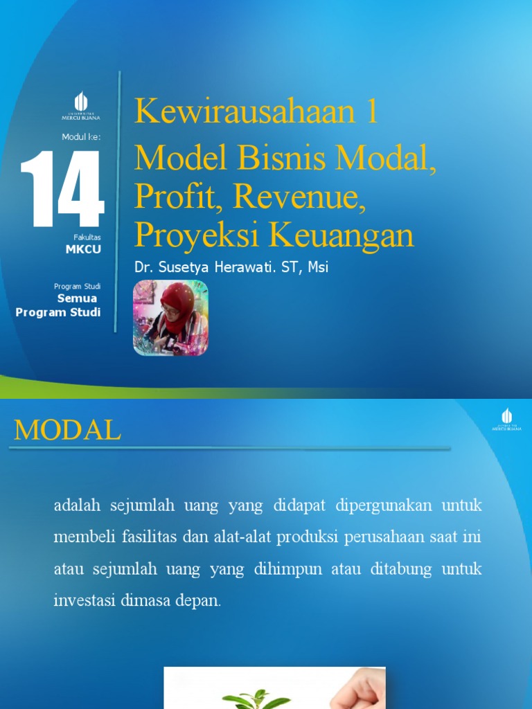 Materi KWU-1 Sesi 14, Permodalan | PDF